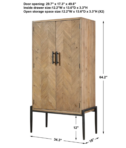 Hannah Bar Cabinet – British Home Emporium