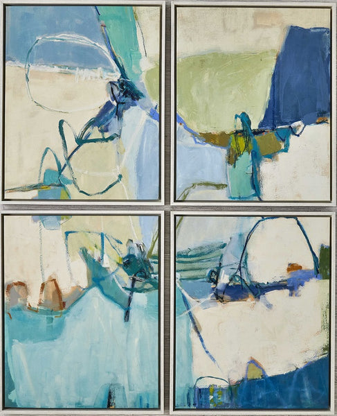 Blue Yonder - Set of 4 Prints – British Home Emporium