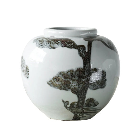 Hand Painted Storage Jar – British Home Emporium
