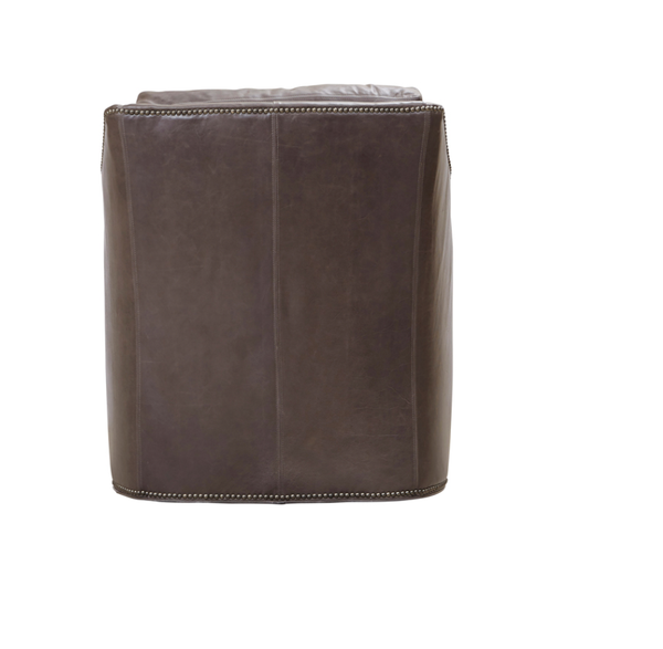 William Leather Swivel Chair – British Home Emporium